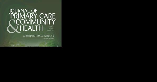 Seed Grant research published in Journal of Primary Care & Community ...